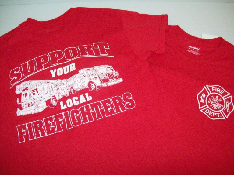 Support Your Local Firefighters Tee – Shrader's Goods